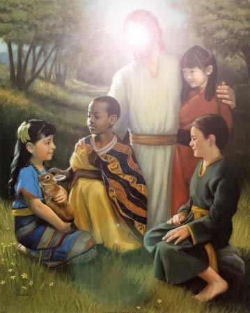 Jesus-et-enfants – Michelle d'Astier de la Vigerie